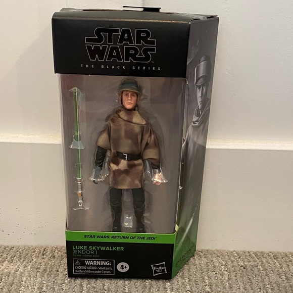 Hasbro | Toys | Hasbro Star Wars Black Series Luke Skywalker Endor ...